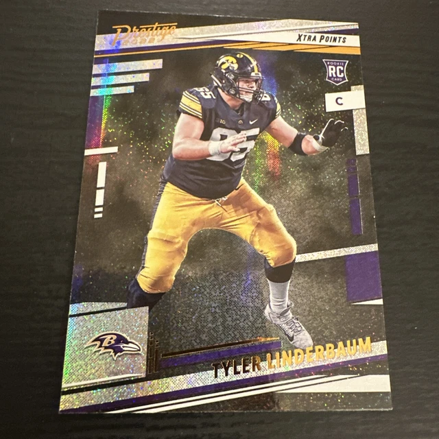 2022 PRESTIGE TYLER Linderbaum recrue Sparkle SSP Baltimore Ravens EUR ...
