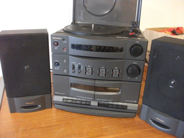 MURPHY MS186 TWIN deck stereo midi system - ref 2906 £20.00 - PicClick UK