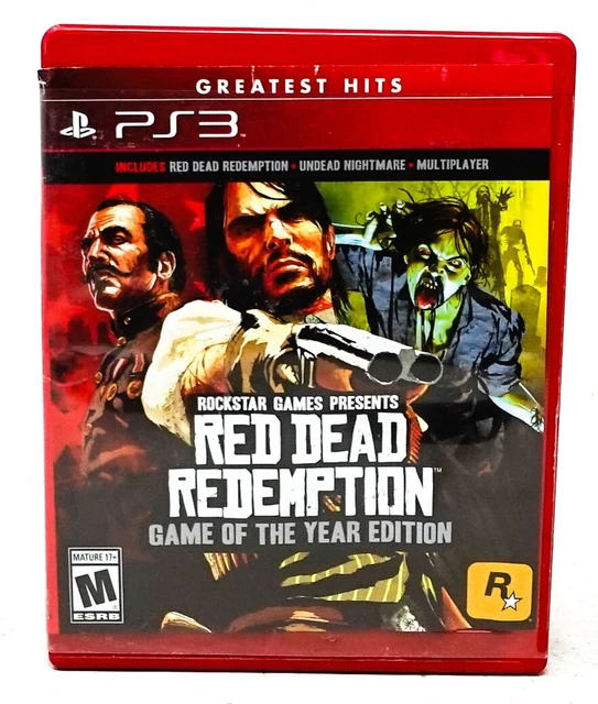RED DEAD REDEMPTION: Game of the Year Edition [Sony PlayStation 3, 2011 ...