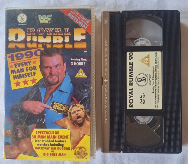 WWF ROYAL RUMBLE 1990 VHS Video - Tested! - Good Condition! - WWE WCW ...