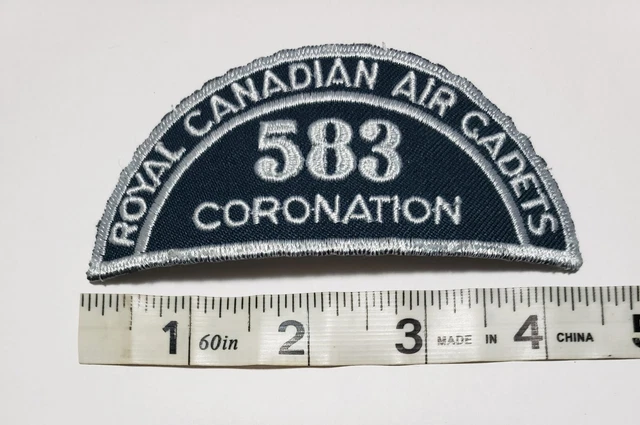 ROYAL CANADIAN AIR Cadets 583 Coronation Shoulder Title $5.95 - PicClick CA