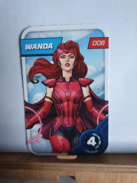 CARTE WANDA N°008 défis tes héros Marvel Leclerc 2023 EUR 1,00 ...