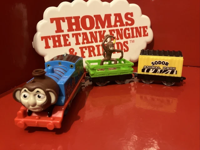 SODOR SAFARI MONKEY THOMAS Trackmaster Motorised Train Thomas & Friends ...