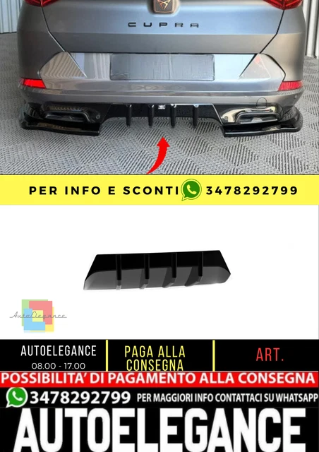 DIFFUSEUR ARRIÈRE ADAPTÉ Pour Cupra Formentor MK1 EUR 225,10 - PicClick FR