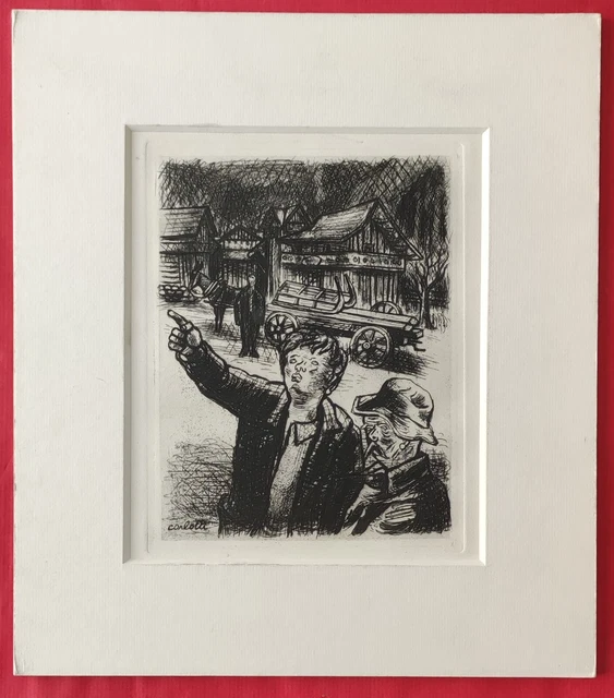 GRAVURE EF : Jean Albert CARLOTTI 1909-2002 Signée "carlotti" dans la ...