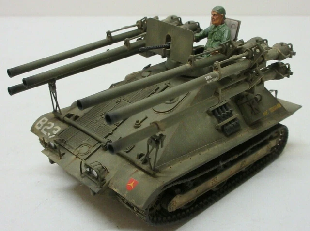 PRO BUILT 1:35 Scale M50A1 Ontos Tank Model Beautifully Done LA447 £55. ...