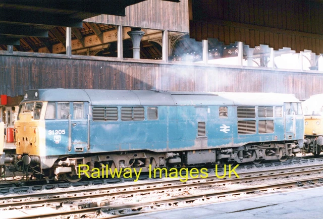 PHOTO RAILWAY 6X4 Class 31 31305 Light Engine Manchester Victoria c1989 ...