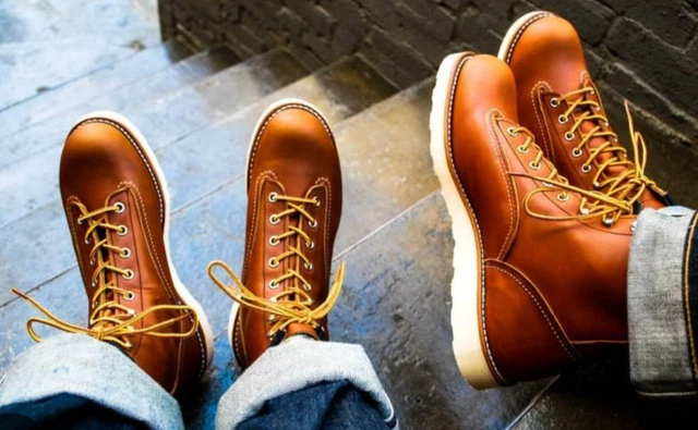 RED WING HERITAGE 2904 Lineman 10.5 Oro Iginal Roofer Boots Japan Model ...