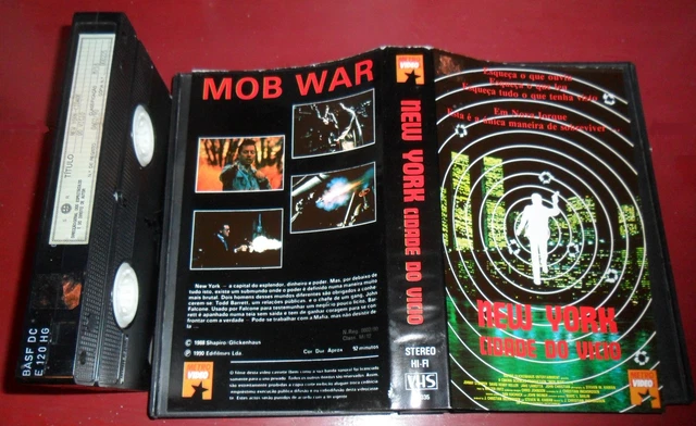 1989 MOB WAR VHS PAL 1st Ed. PORTUGAL Jake LaMotta MOB £17.99 - PicClick UK