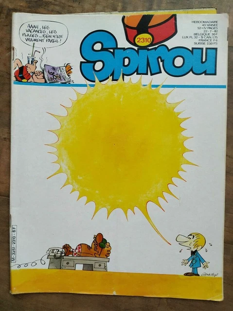 MAGAZINE SPIROU N°2310/ Juillet 1982 EUR 2,50 - PicClick FR