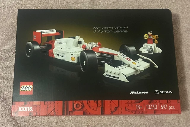 LEGO ICONS: MCLAREN MP4/4 & Ayrton Senna (10330) - Brand New Sealed £49 ...