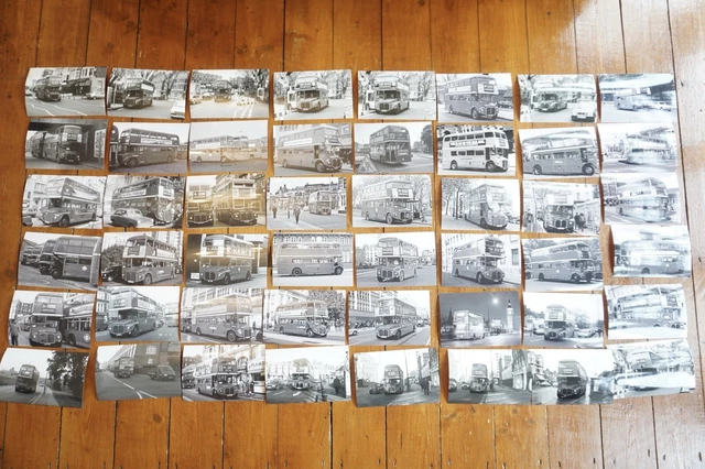 LONDON TRANSPORT ROUTEMASTER RM RT Bus Photos Photograph x48 Ref 54 £29 ...