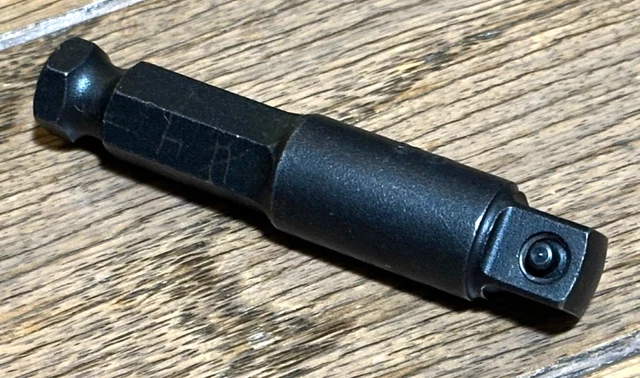 🇺🇸 PROTO TOOLS USA 3/8" Square Power Adapter Socket Extension 7/16" Hex ...