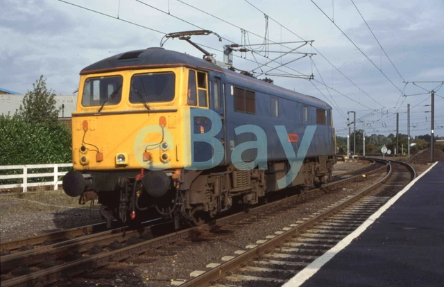 35MM RAILWAY SLIDE of Class 87 87101 @ York Copyright to Buyer £4.99 ...