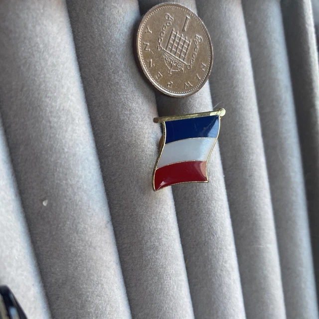 FRANCE FLAG FRENCH Pin Lapel Badge Tricolore High Quality Gloss Enamel ...