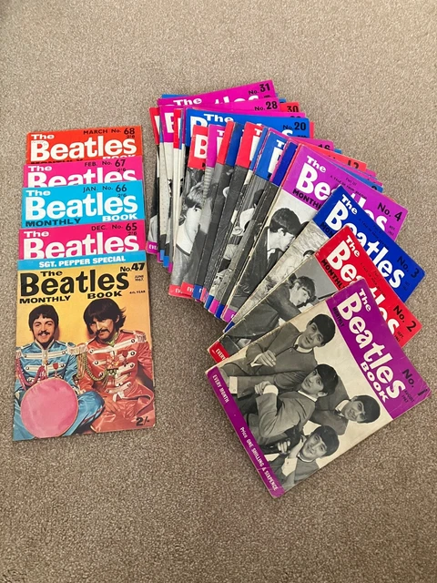 THE BEATLES MONTHLY Book Complete Set 1-77 (UK) £750.00 - PicClick UK