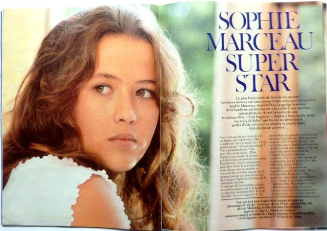 SOPHIE MARCEAU = Coupure De Presse 8 Pages 1984 / Clipping + Pierre Cosso EUR 6,99 - PicClick FR
