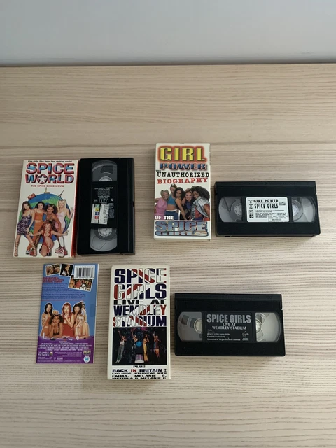 SPICE GIRLS VHS Lot Spice World , Live At Wembley, Girl Power $15.00 ...
