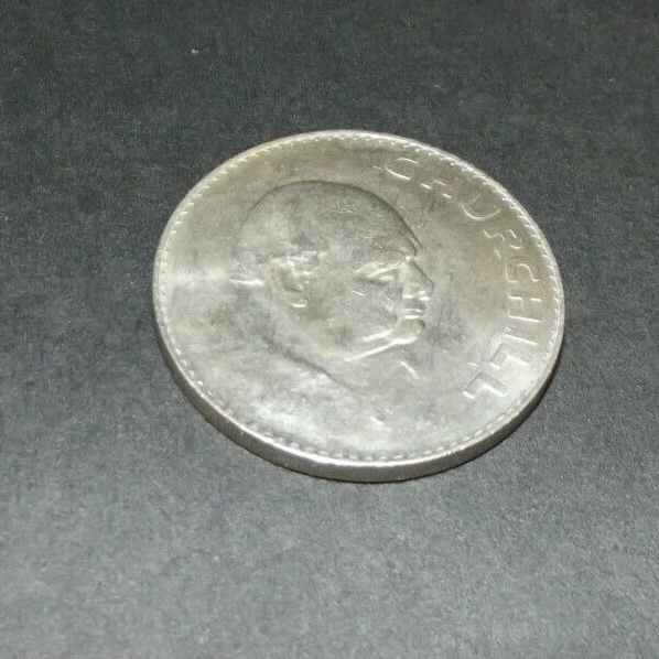 1965 UK & Winston Churchill " Commemorative Crown Coin Free Shipping £ ...