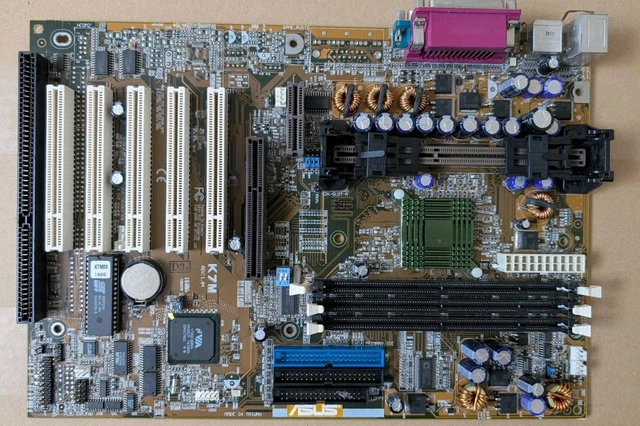 ASUS K7M SLOT A SDRAM ATX AGP Motherboard £75.00 - PicClick UK