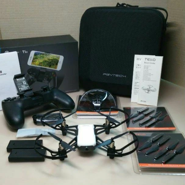 DJI TELLO DRONE With Controller Custom Case & Accessories Kit ...