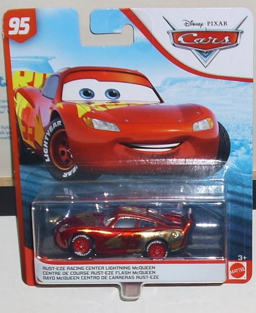 DISNEY PIXAR CARS MATTEL 1/55 RUST-EZE RACING CENTER McQUEEN - DIECAST ...