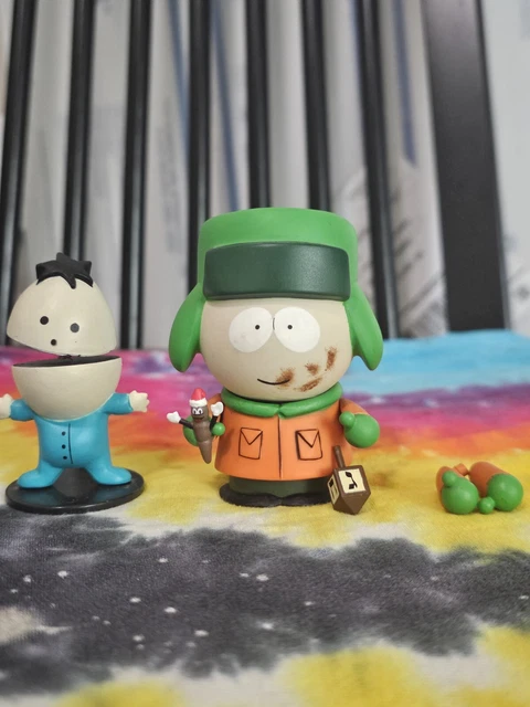 FIGURINE ARTICULÉE MEZCO SOUTH PARK Series 2 KYLE Hankey Kissed Face ...