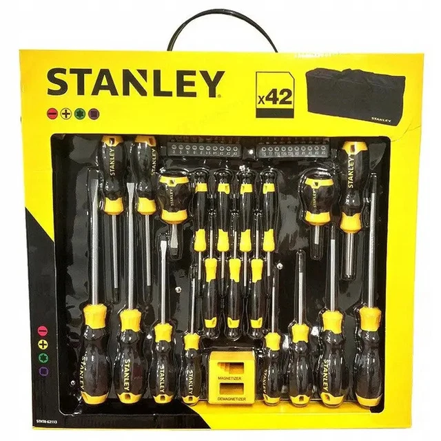 CACCIAVITI SET 42 pezzi con borsa STHT0-62113 STANLEY EUR 34,90 ...