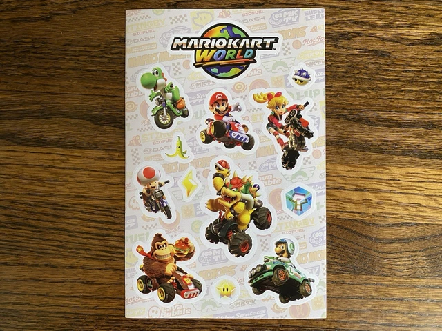 NINTENDO SWITCH 2 Mario Kart World Target Exclusive Sticker Sheet £12. ...