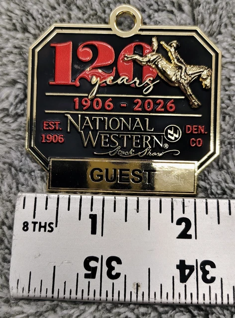 NATIONAL WESTERN STOCK Show & Rodeo Denver 2026 120 Years Guest Pin New ...
