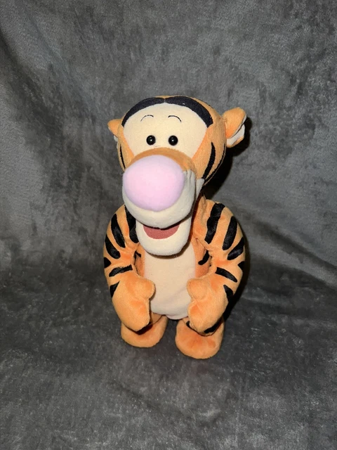 1998 DISNEY TALKING Bouncing Tigger Jumping Plush Toy by Mattel Tested ...