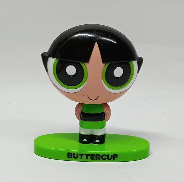 THE POWERPUFF GIRLS Buttercup Bobble Head Figurine Cartoon Network £8. ...
