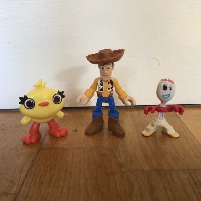 FISHER PRICE IMAGINEXT Disney Pixar Toy Story 4 Woody Forky & Ducky ...
