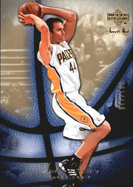 2006-07 SWEET SHOT Gold Indiana Pacers carte basket-ball #31 Austin ...