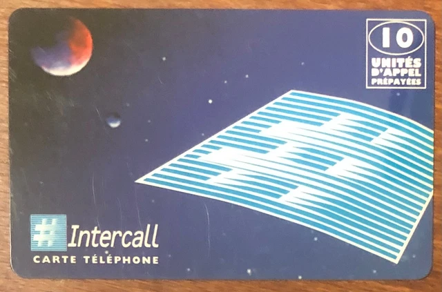 LOGO N°2 CARTE Intercall Prepayée Prepaid Telecarte Scheda Phone ...