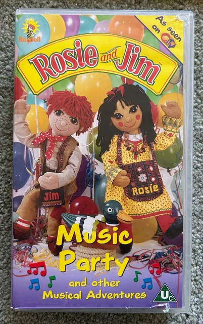 ROSIE AND JIM Music Party & Other Musical Adventures Vhs Video Ragdoll ...