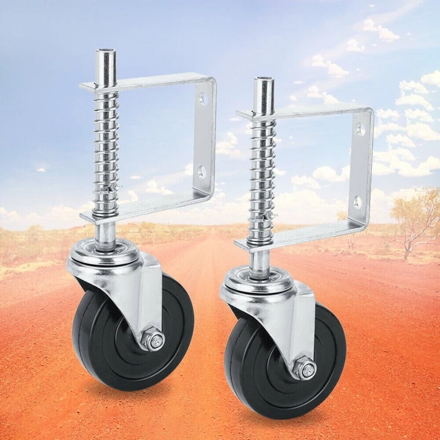 HOME SUPPLY LOADED Gate Wheel Door Wheel Caster Gate Roller Slider ...