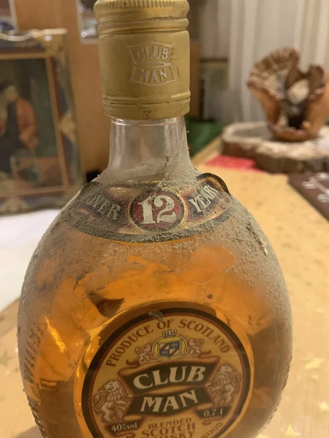 CLUB MAN WHISKEY Selten 0,7l, 40,0% TOP 70er 80er £19.18 - PicClick UK