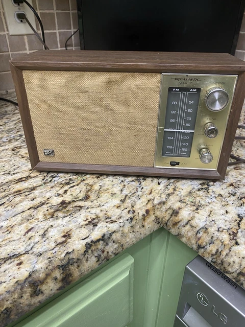 VTG MID CENTURY Realistic Radio Shack MTA-7 Model 12-684 Walnut Case ...