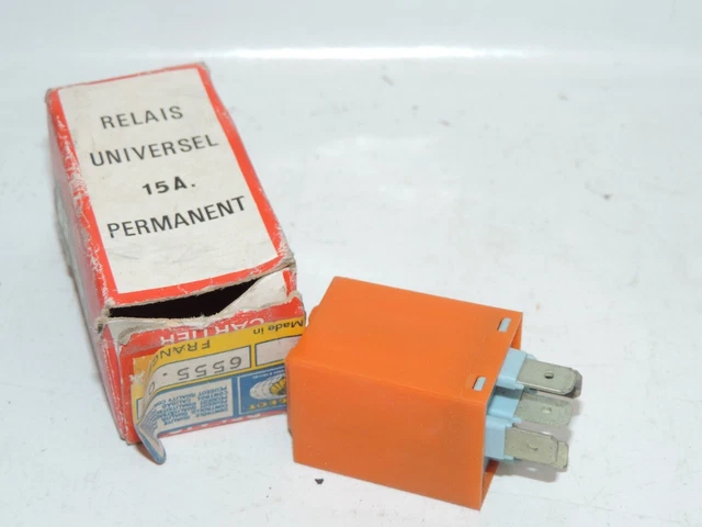 RELAIS UNIVERSEL PERMANENT 12V - 15A G. CARTIER (5 broches) EUR 19,90 ...