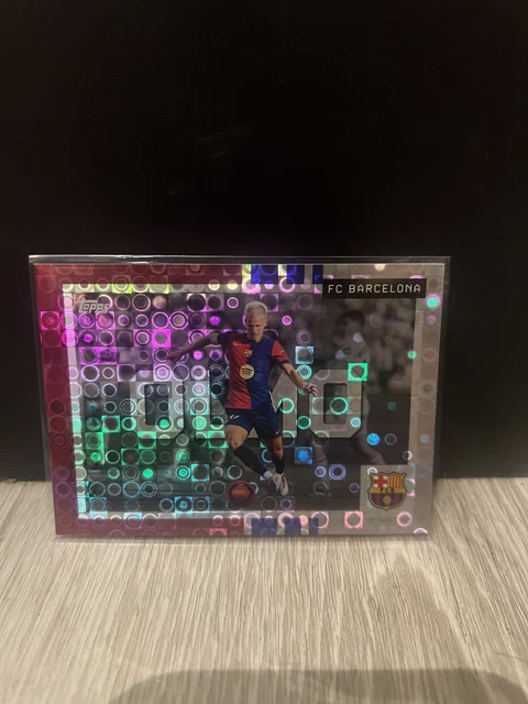 TOPPS 2025-26 BARCELONA team set Dani Olmo parallel card £3.84 ...