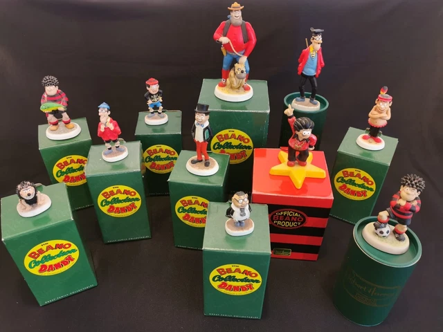 11 BOXED ROBERT Harrop ' The Beano Dandy Collection ' collectable ...