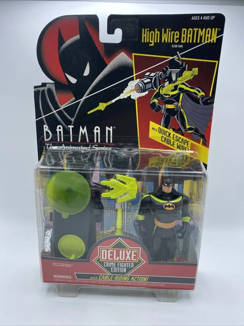 VINTAGE DELUXE HIGH Wire Batman Animated Series SEALED Figure Kenner ...