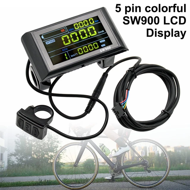 E-BIKE SW900 LCD Display Control Electric Bicycle Speed Meter ...