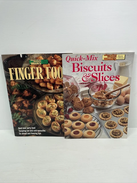 THE AUSTRALIAN WOMENS Weekly Home Library Cookbooks Finger Food ...