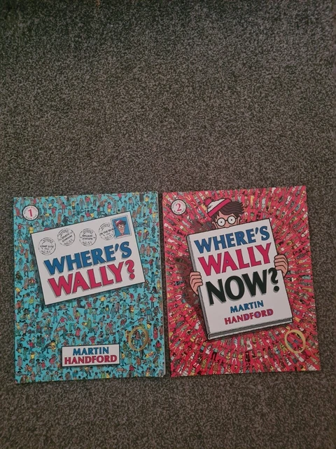 WHERE'S WALLY? AND Where's Wally now? by Martin Handford (Paperback ...