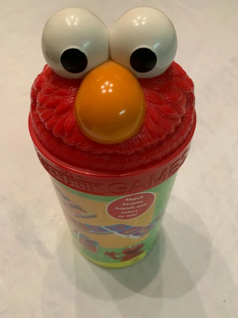 SESAME STREET ELMO Dominoes In A Tube Matching Game 2007 £25.25 ...
