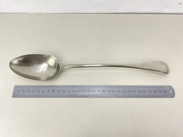 ANTIQUE C19TH BRITANNIA Silver Plate Basting Spoon Philip Ashberry ...