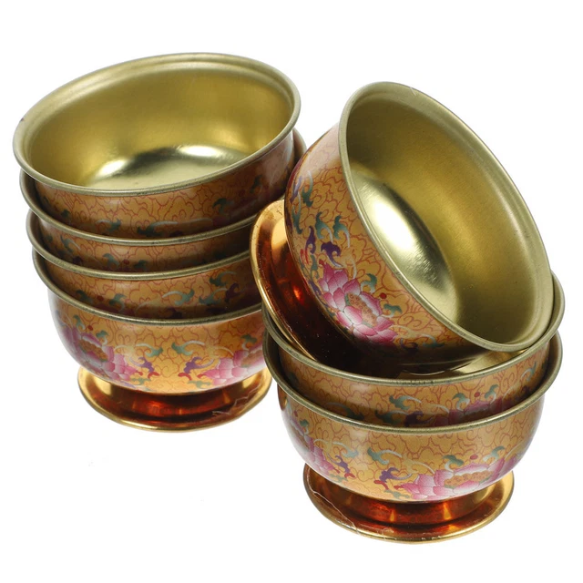 BICCHIERI DA VINO calice vintage tazze medievali 7 pz EUR 14,54 ...