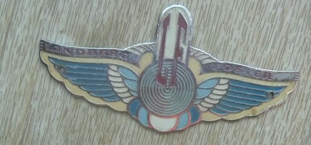VINTAGE LINDBERG FOSTER Metal/Enamel Refrigerator Badge Emblem $45.00 ...